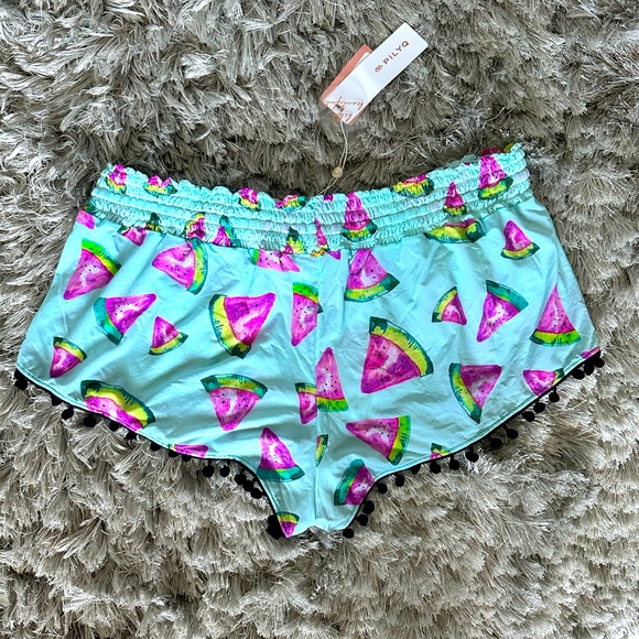 Pilyq | Swim | Nwt Pilyq Watermelon Beach Shorts Coverup | Poshmark